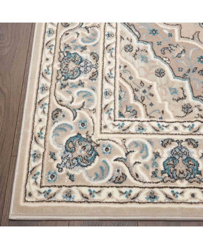 Global Rug Designs York YOR01 Beige 9'2" x 12'5" Area Rug - Macy's