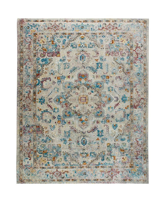 Nicole Miller Parlin Amara Gray 7'9" x 9'5" Area Rug - Macy's
