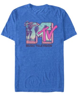 MTV Men's Spring Break Sunset Logo Short Sleeve T-Shirt - Macy's