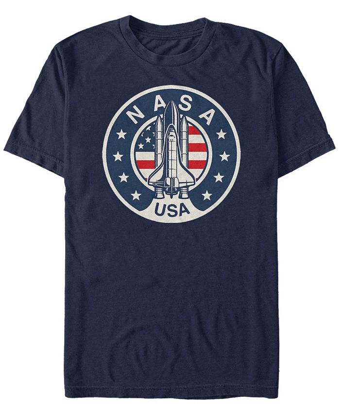 Fifth Sun NASA Men's Americana Space Shuttle Launch Logo Short Sleeve T ...