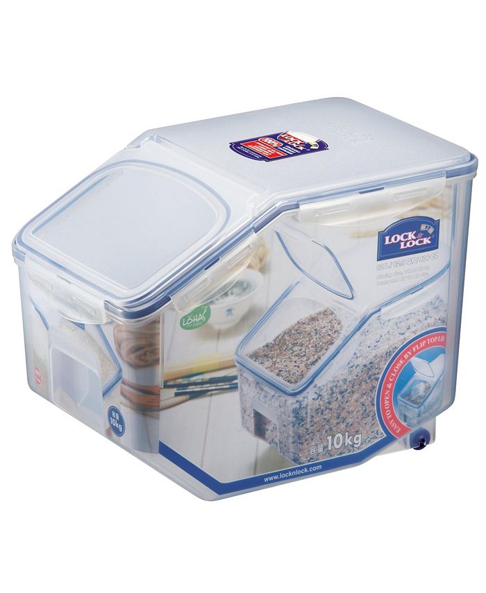Lock n Lock Easy Essentials 50.7-Cup Food Storage Container with Flip ...