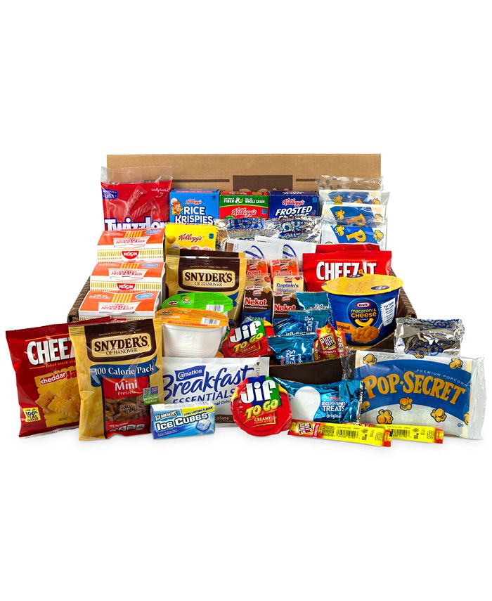 SnackBoxPros 54 Piece Dorm Room Survival Snack Box - Macy's