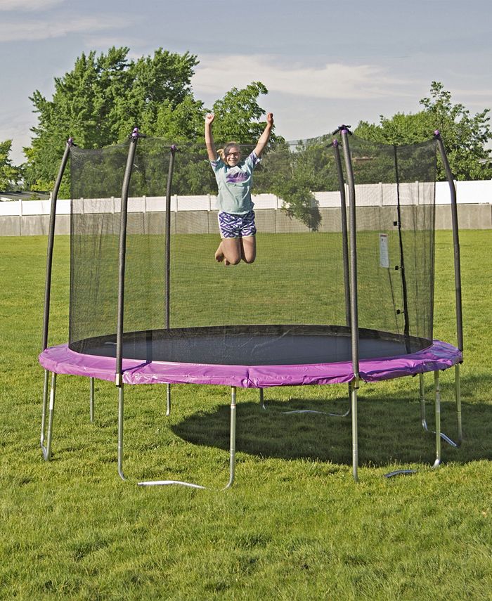 Skywalker Trampolines 12' Round Trampoline with Enclosure - Macy's