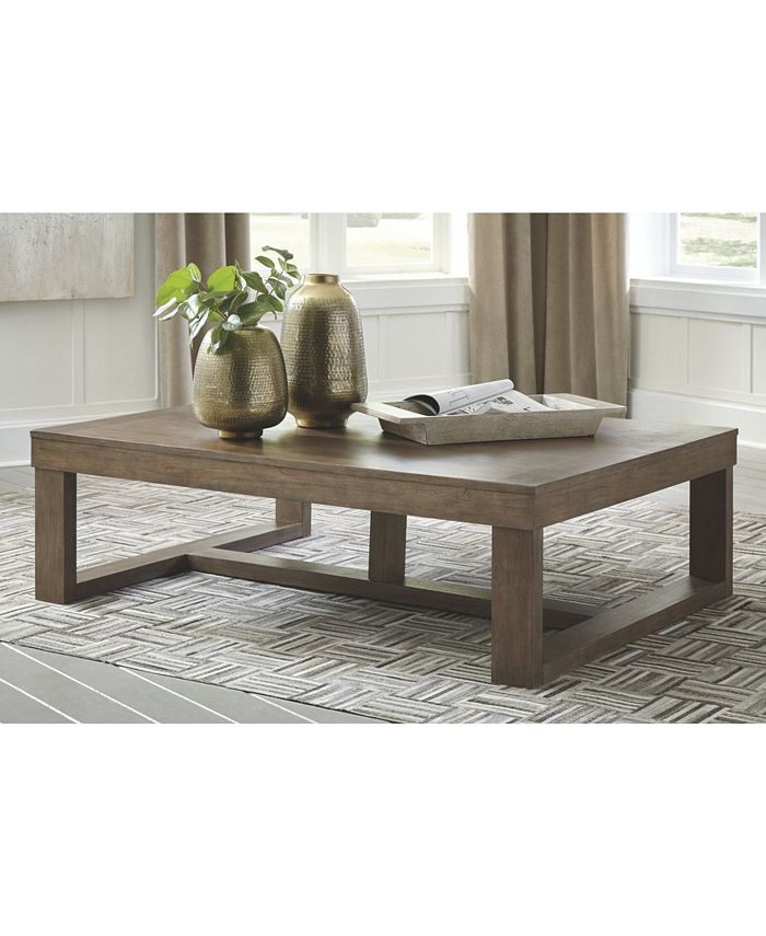 Signature Design By Ashley Ashley Furniture Cariton Coffee Table - Macy's