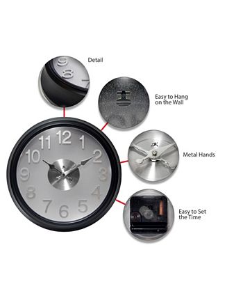 Infinity Instruments Round Wall Clock - Macy's