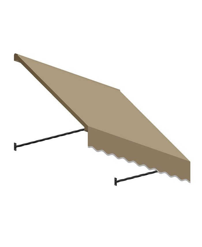 Awntech 3' Santa Fe Twisted Rope Arm Window/Entry Awning, 31" H x 24" D ...