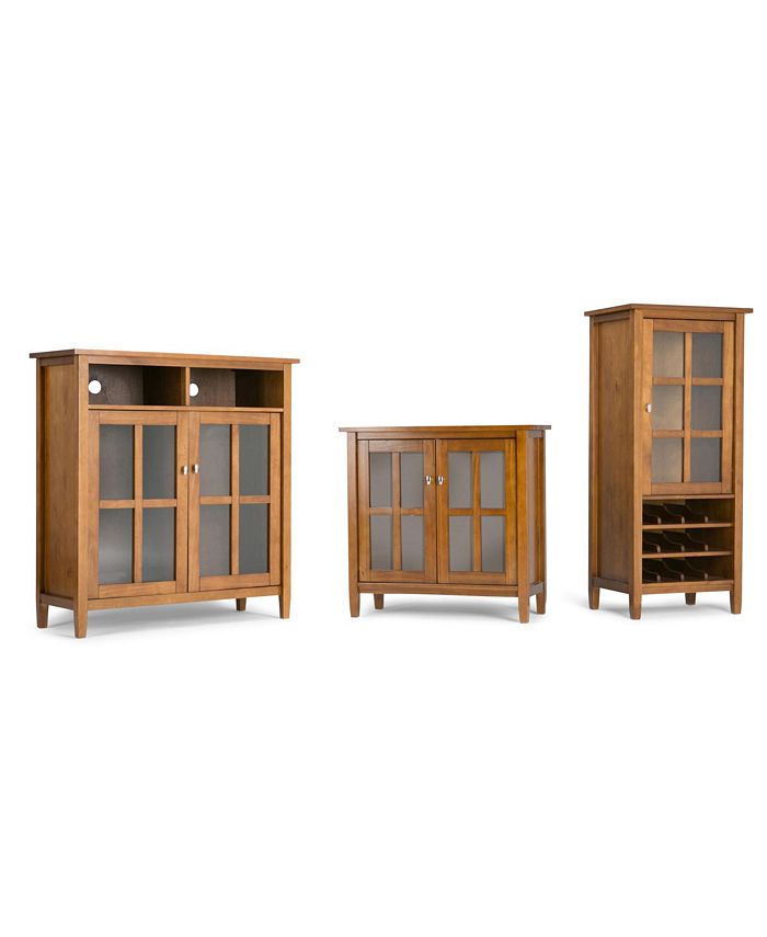 Simpli Home Warm Shaker Wine Rack - Macy's