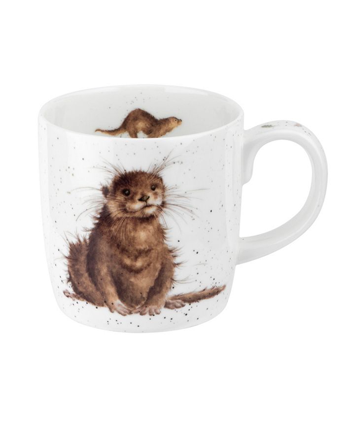 Wrendale Designs Royal Worcester Wrendale River Gent Otter Mug Set/4 ... Wrendale Designs Royal Worcester Wrendale River Gent Otter Mug Set/4 ...
