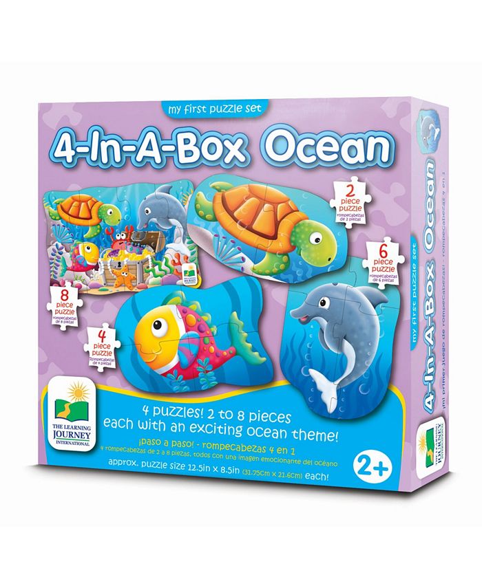 The Learning Journey My First Puzzle Sets 4 in a Box Puzzles- Ocean ...