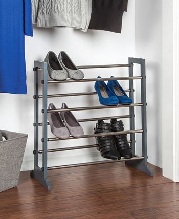 Richards Homewares Free-Standing 4 Tier Shoe Rack - Macy's
