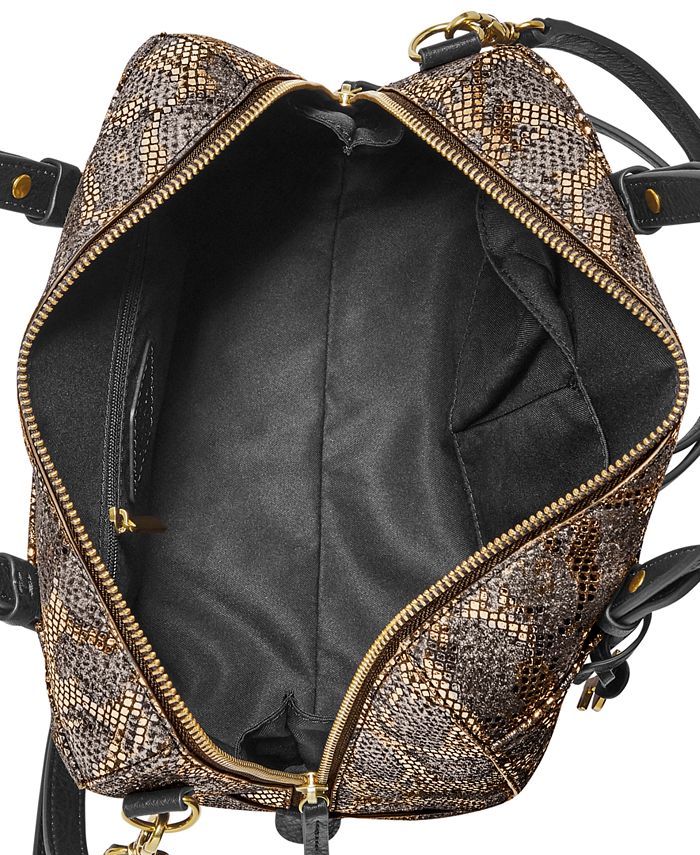 Fossil Rachel Leather Satchel - Macy's