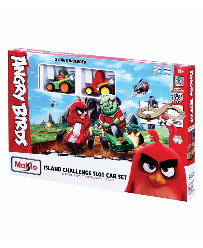 Maisto Angry Birds Island Challenge Slot Car Set - Macy's