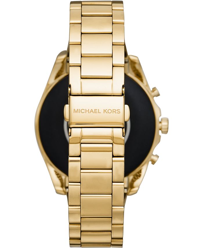Michael Kors Access Gen 5 Bradshaw Gold-Tone Stainless Steel Bracelet ...