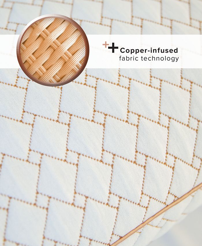 SensorGel Supportive Memory Foam Cluster Pillow with Copper-Infused ...
