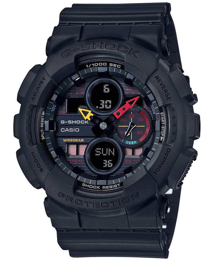G-Shock Men's Analog-Digital Black Resin Strap Watch 51.2mm - Macy's