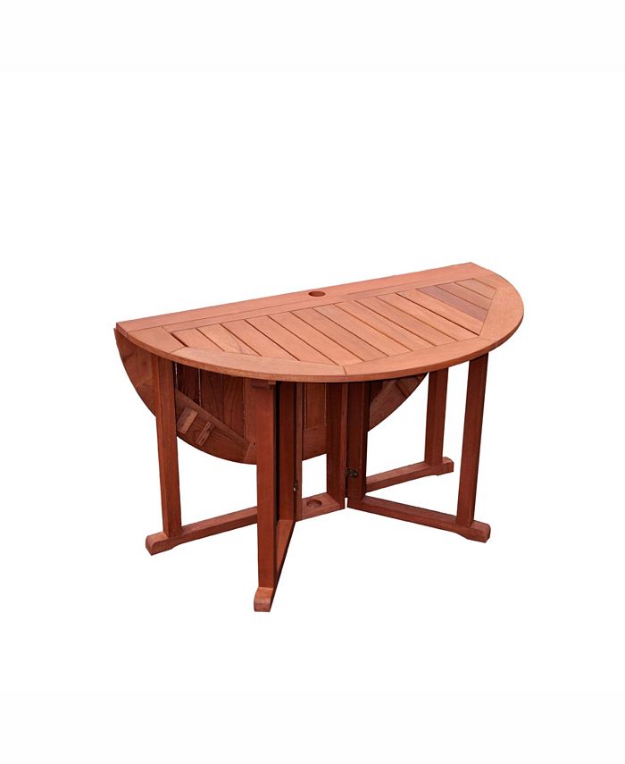 Amber & Emily Corliving Distribution Miramar Hardwood Outdoor Drop Leaf ...