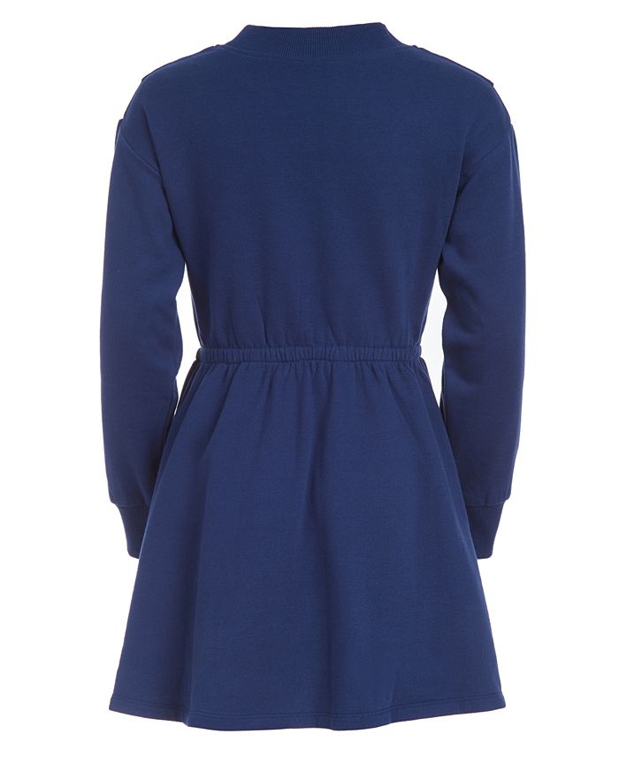 Tommy Hilfiger Toddler Girls Chevron Sweatshirt Dress - Macy's