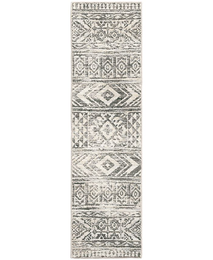 Orian Rugs Orian Riverstone Kuba Delight Cloud Gray Area Rug Collection ...