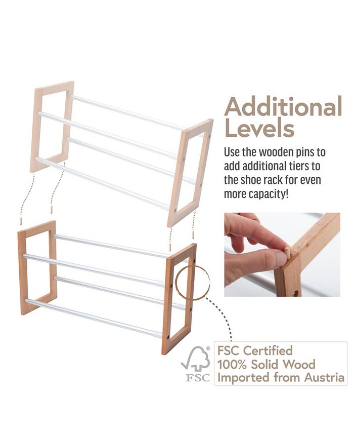 Innoka Expandable and Stackable Shoe Rack - Macy's