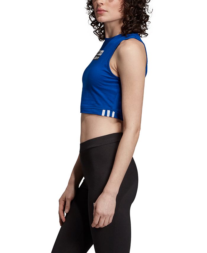 adidas Women's Cropped Tank Top - Macy's