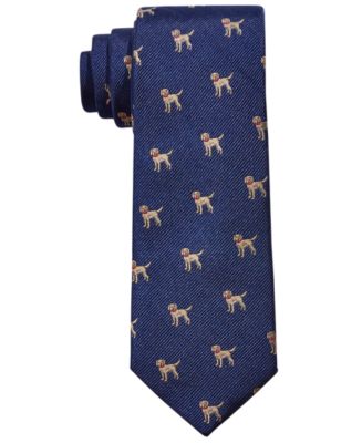 Lauren Ralph Lauren Big Boys Classic Labrador Puppies Silk Tie - Macy's