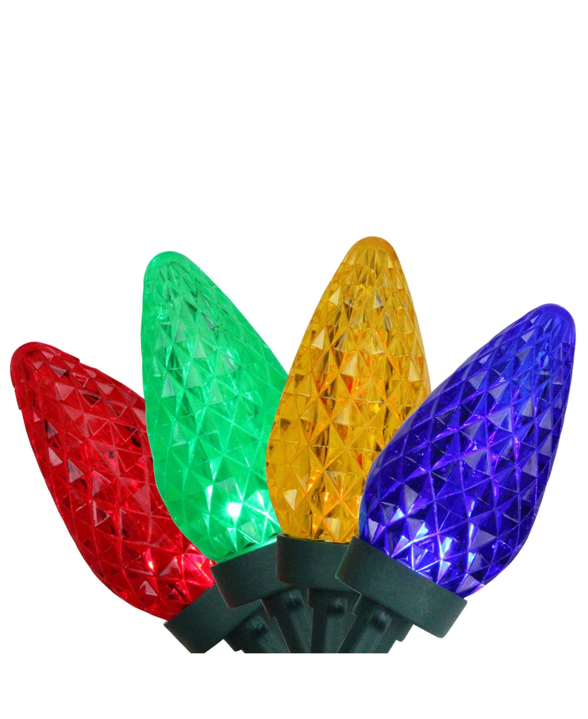 Click here for Northlight 100 Multi-Color Faceted Led C9 Christma... prices
