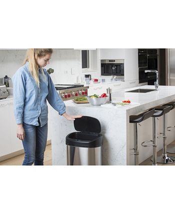 Hamilton Beach Stainless Steel Motion Sensor 2 Piece Trashcan Set - Macy's