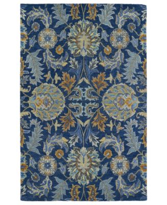 Kaleen Helena 3212-17 Blue Area Rug Collection - Macy's
