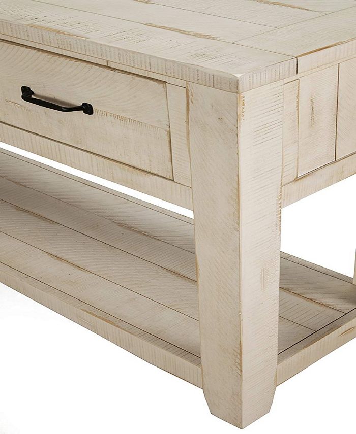 Benzara Wooden Console Table with Three Drawers - Macy's