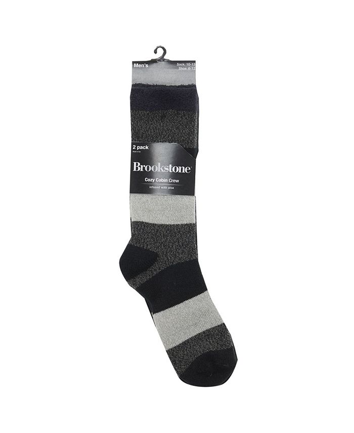 Brookstone Cabin Cozy Sock, 2 Pack - Macy's