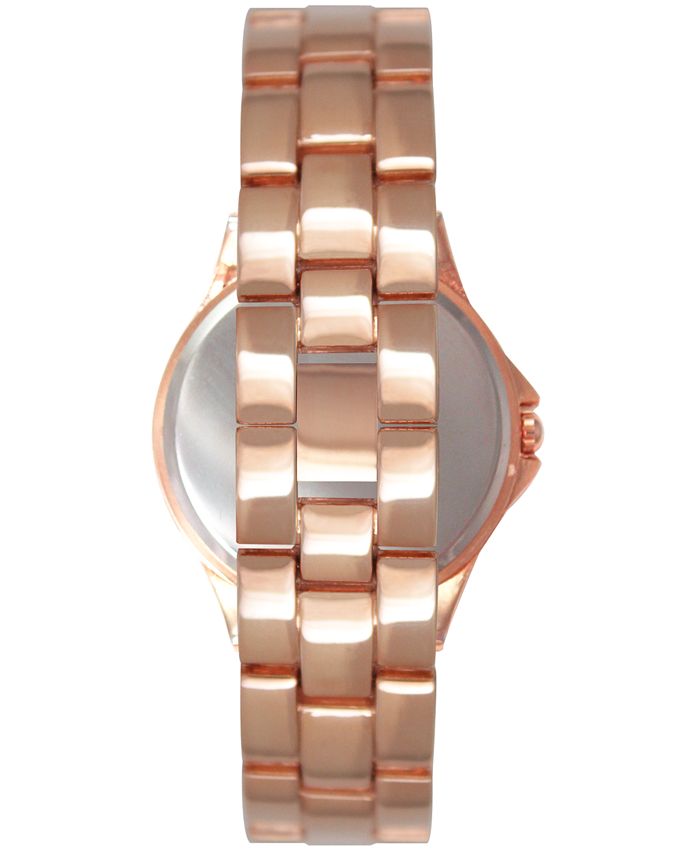 Jessica Simpson Women's Pave Crystal Butterfly Rose Gold Tone Bracelet ...