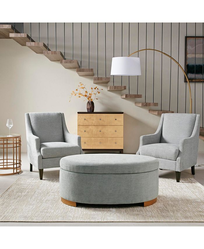 Martha Stewart Collection Martha Stewart Adina Storage Ottoman - Macy's