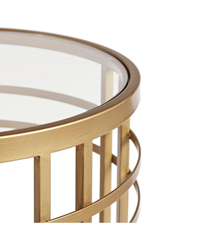 Martha Stewart Collection Martha Stewart Archer Side Table - Macy's