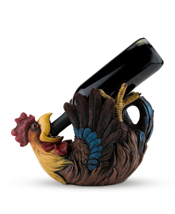 True Brands True Polyresin Rowdy Rooster Bottle Holder - Macy's