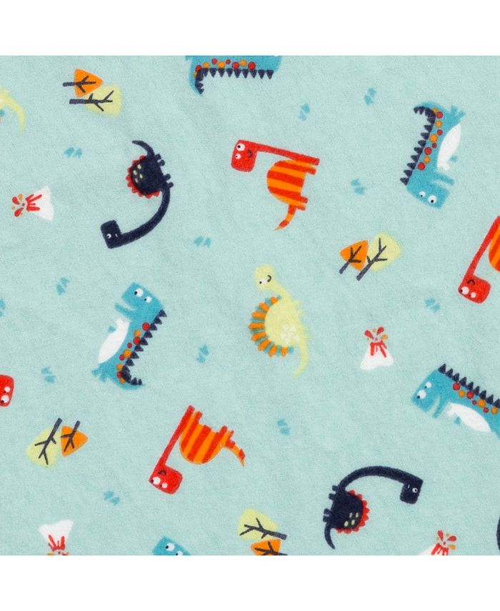 Trend Lab Dinosaurs Flannel Crib Sheet - Macy's