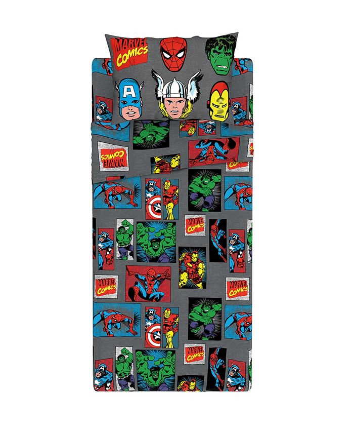 Marvel Superheroes 3-Piece Twin Sheet Set - Macy's