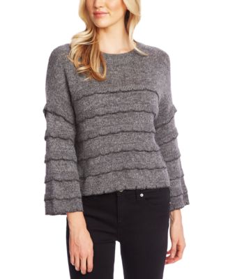 CeCe Ruffled Bell-Sleeve Sweater - Macy's