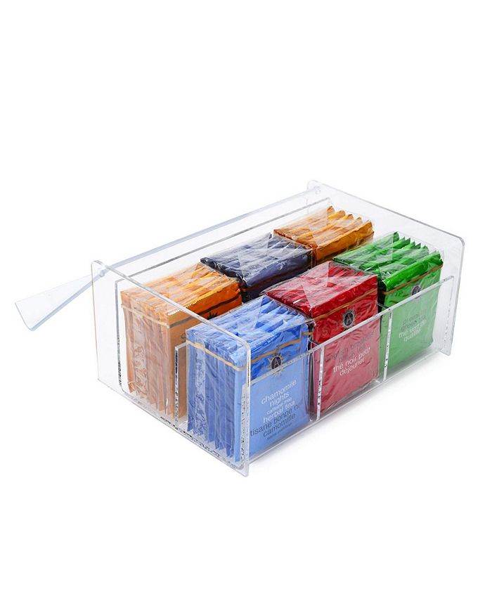HomeIT Acrylic Tea Box - Macy's