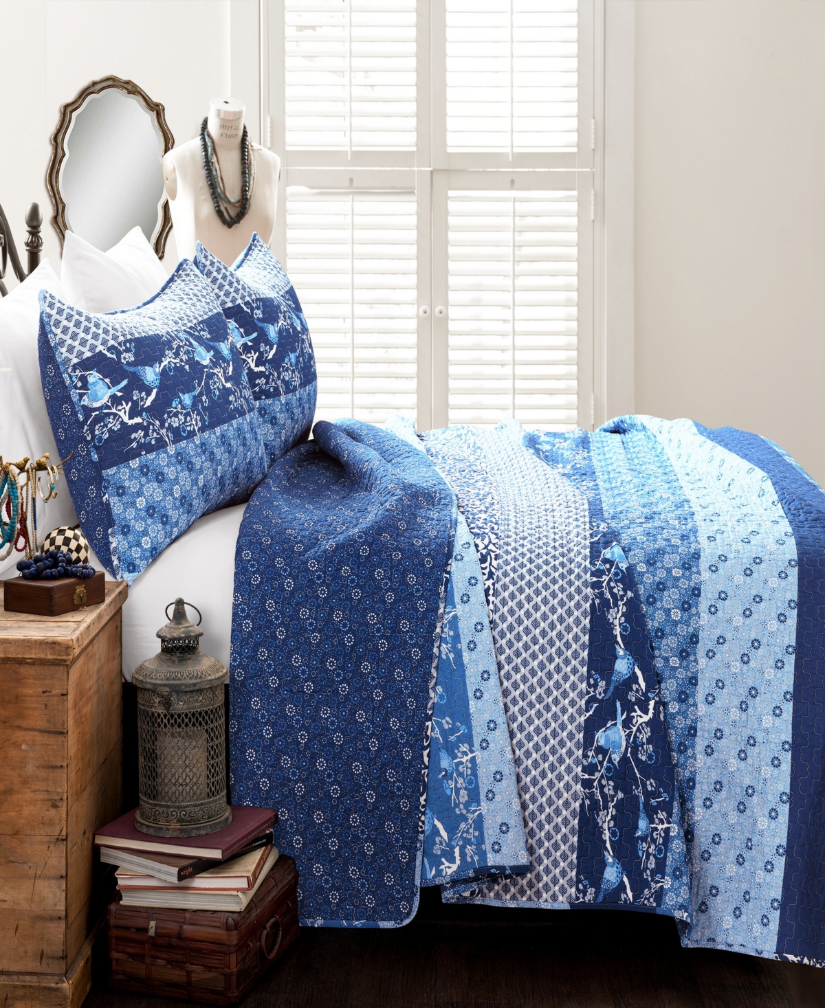 Click here for Lush Decor Royal Empire Reversible 3-Pc. Quilt Set... prices