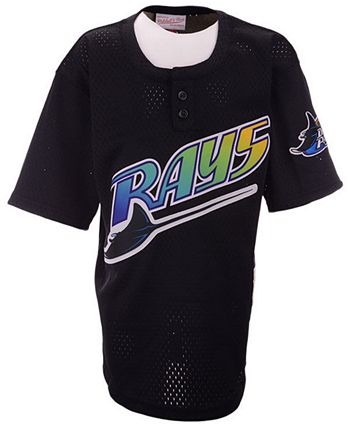 Mitchell & Ness Big Boys Wade Boggs Tampa Bay Rays Mesh V-Neck Player ...