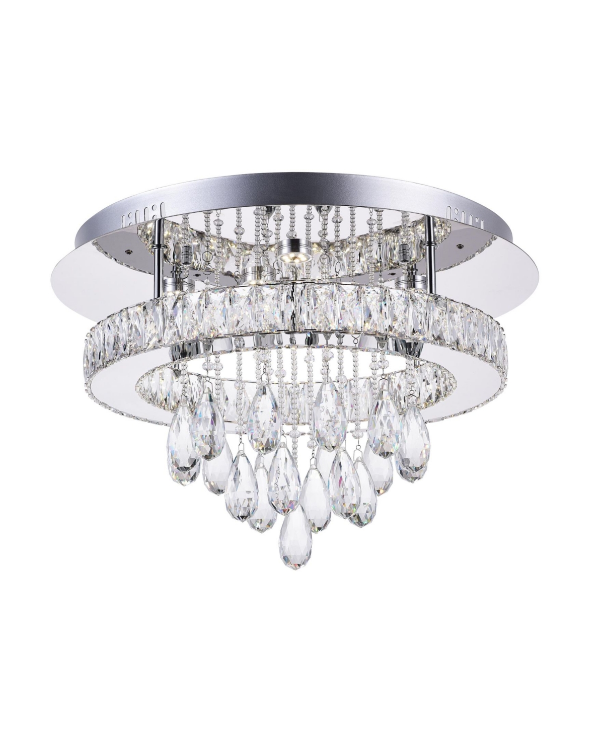 Click here for Cwi Lighting Veil Led Flush Mount - Chrome prices