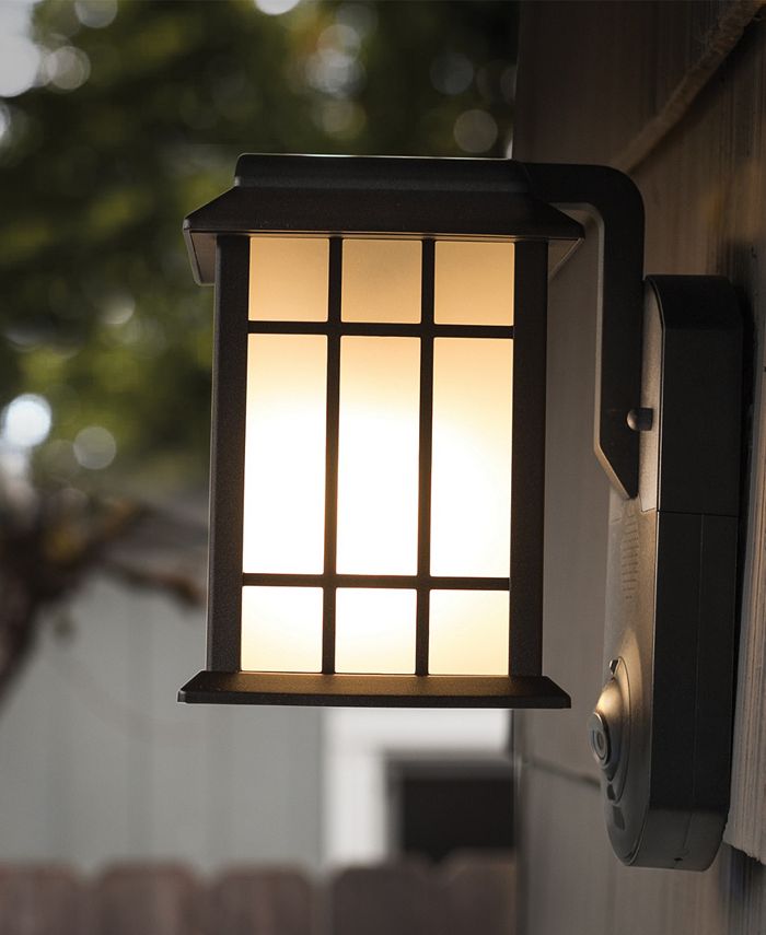 Maximus Camera Porch Light, HD Camera with Siren Alarm, Smart Motion ...