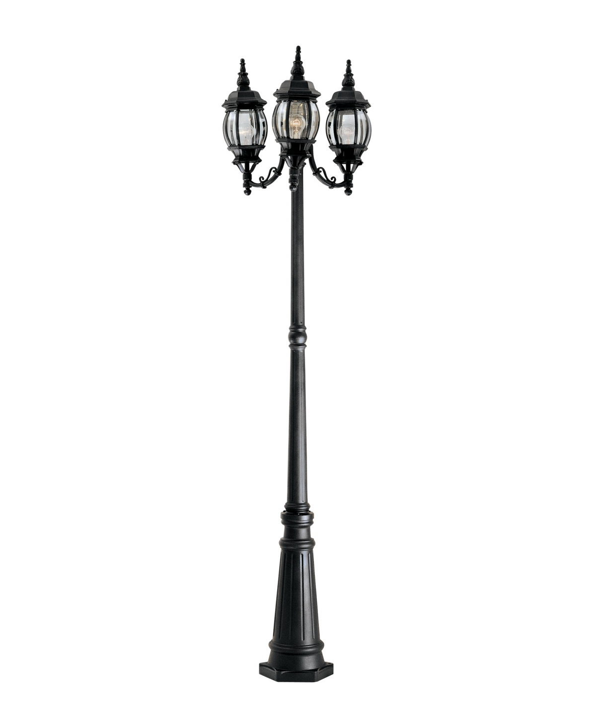 Click here for Designers Fountain Riviera 3 Head Post Lantern - B... prices