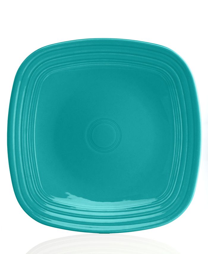 Fiesta Turquoise Square Dinner Plate - Macy's