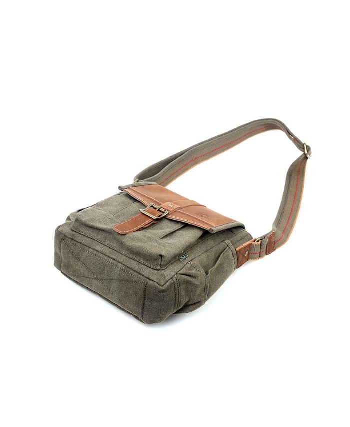 TSD BRAND Turtle Ridge Canvas Crossbody Bag - Macy's