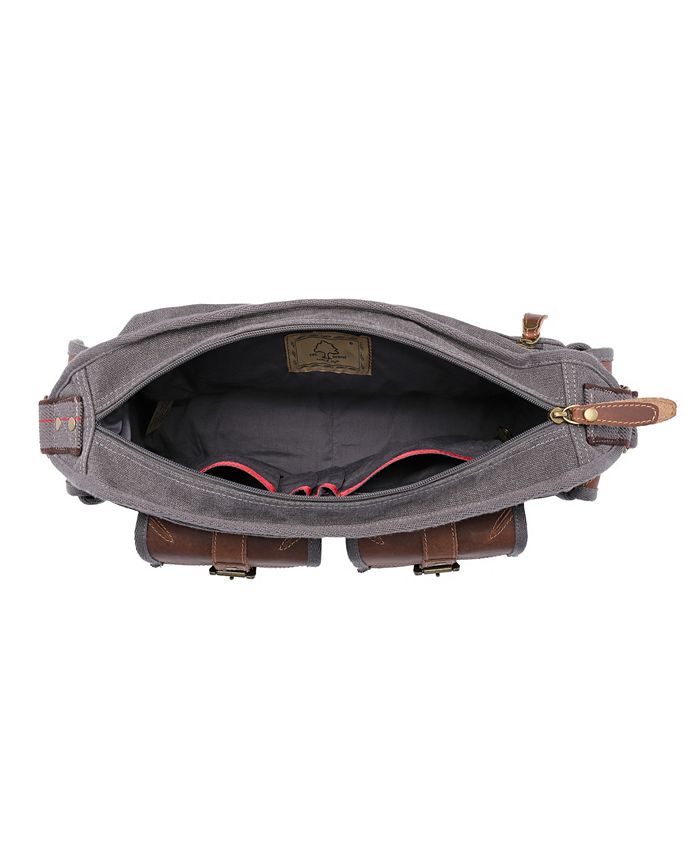 TSD BRAND Turtle Ridge Canvas Mail Bag - Macy's