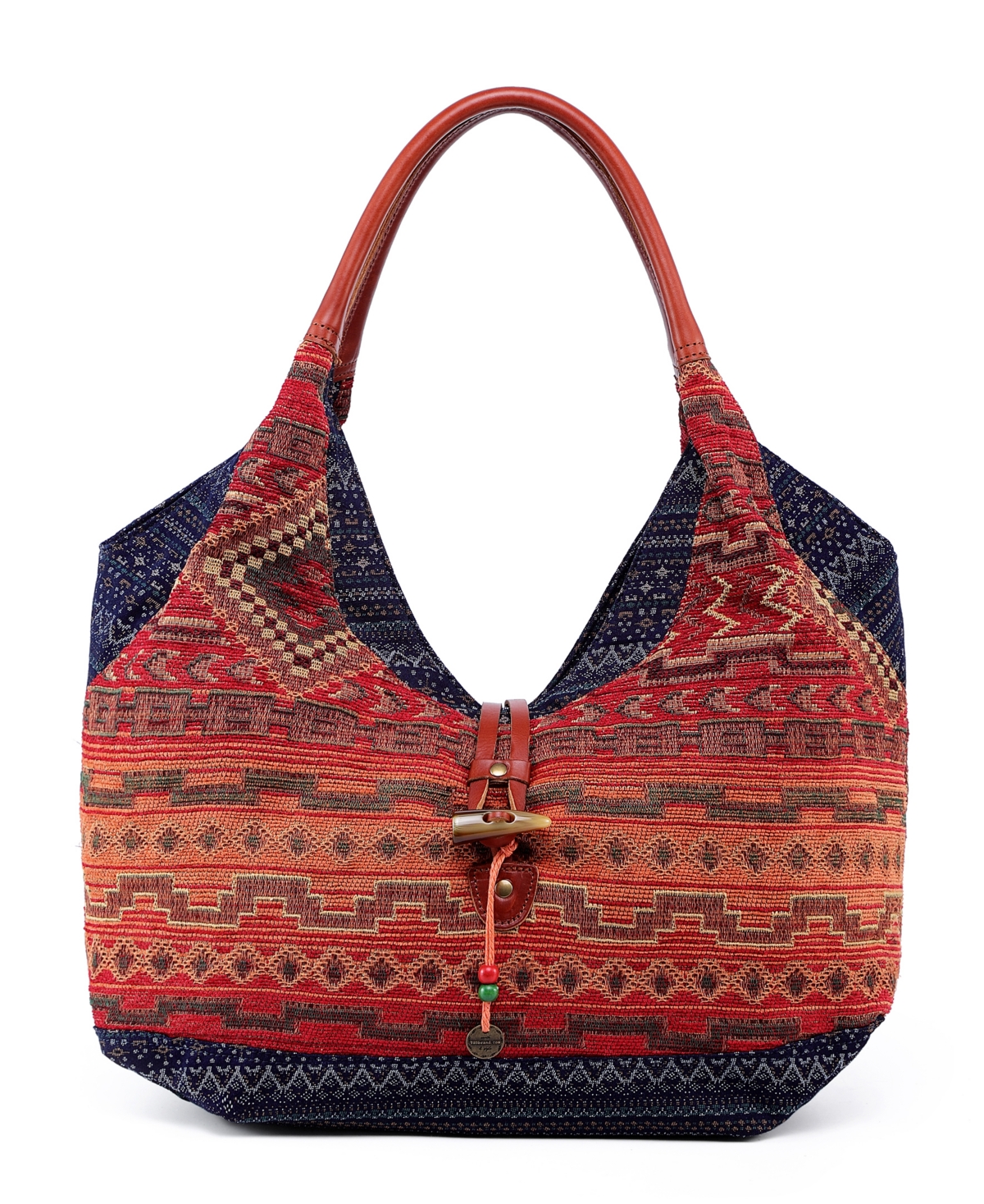 Click here for Tsd Brand Tribal Secret Canvas Hobo Bag - Orange prices