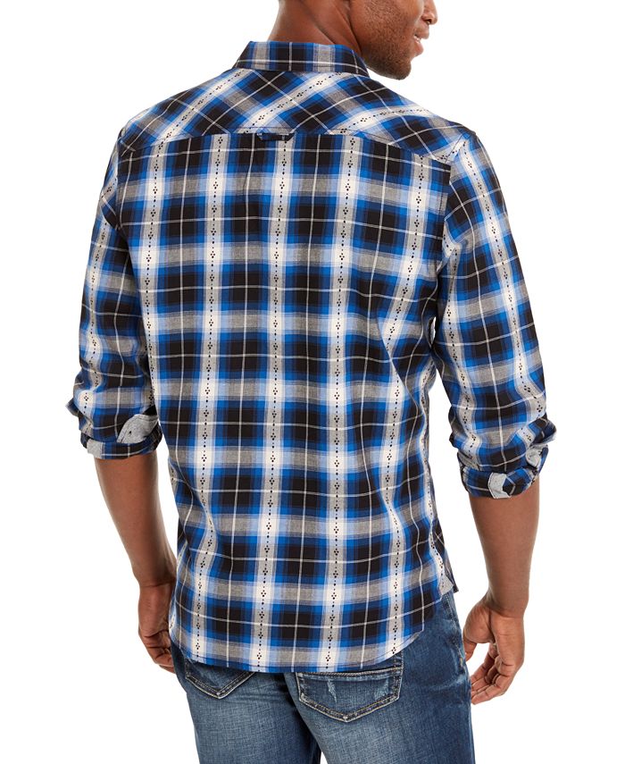 American Rag Men's Plaid Plus Flannel Shirt, Created for Macy's - Macy's