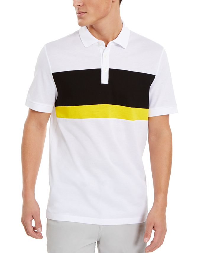 Michael Kors Men's Colorblocked Polo Shirt - Macy's