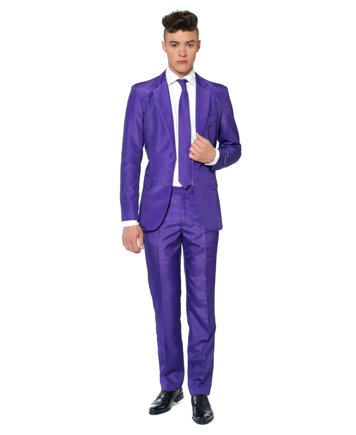 Click here for Suitmeister Mens Solid Purple Color Suit - Purple prices